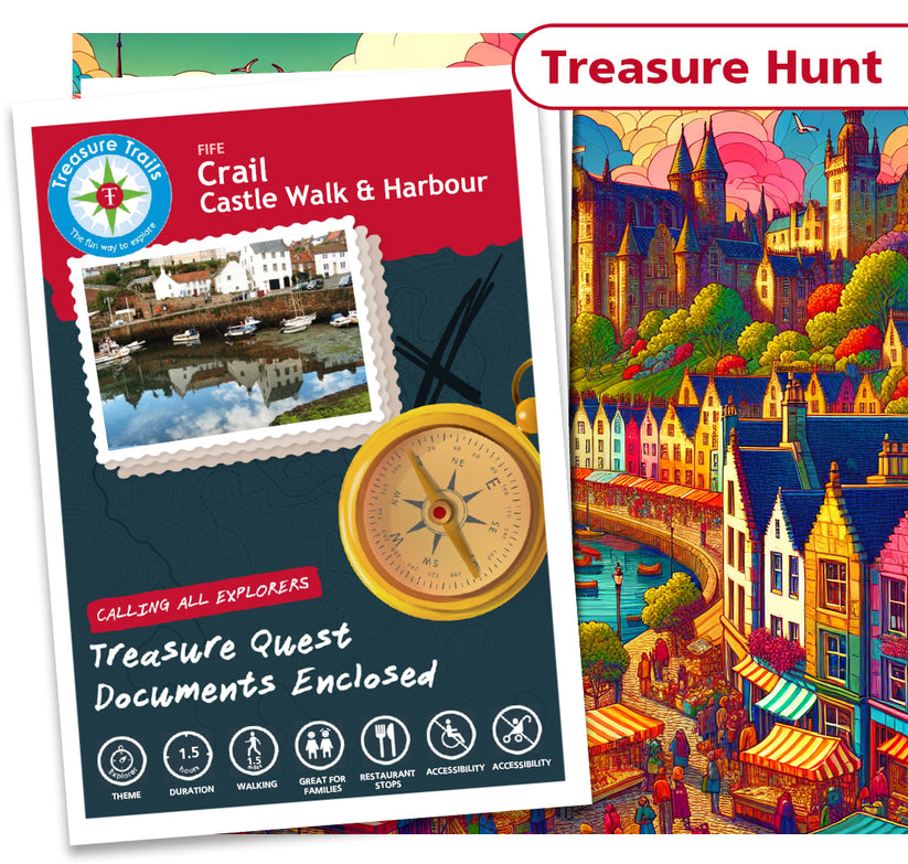 Treasure Hunt in Crail - Solve Clues & Find Hidden Gems