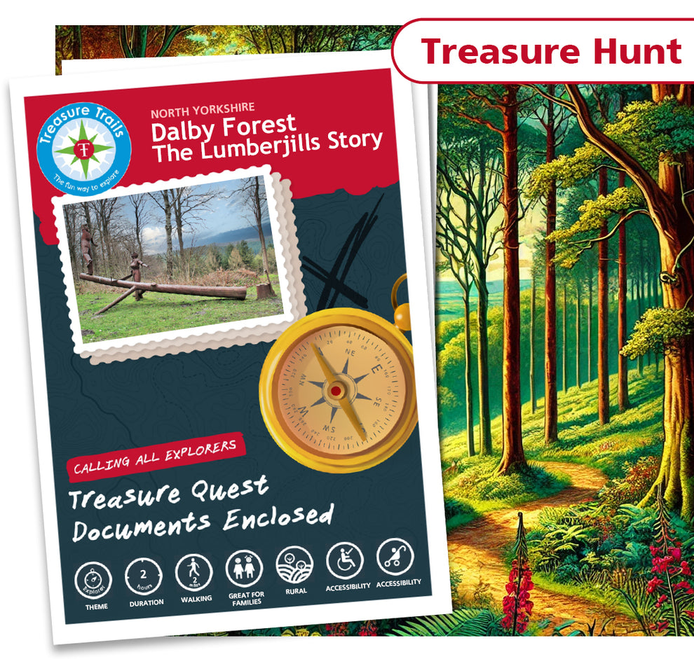 Treasure Hunt in Dalby Forest - Solve Clues & Find Hidden Gems ...