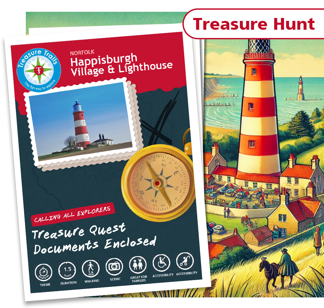 Treasure Hunt in Happisburgh - Solve Clues & Find Hidden Gems