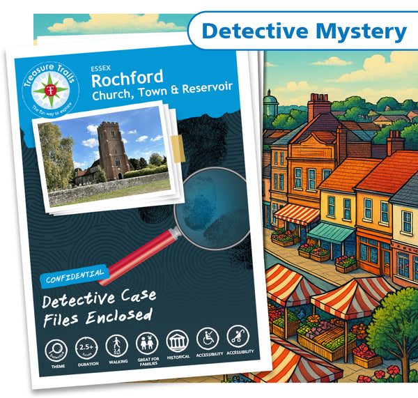 Rochford Church, Town & Reservoir Treasure Hunts & Scavenger Hunts