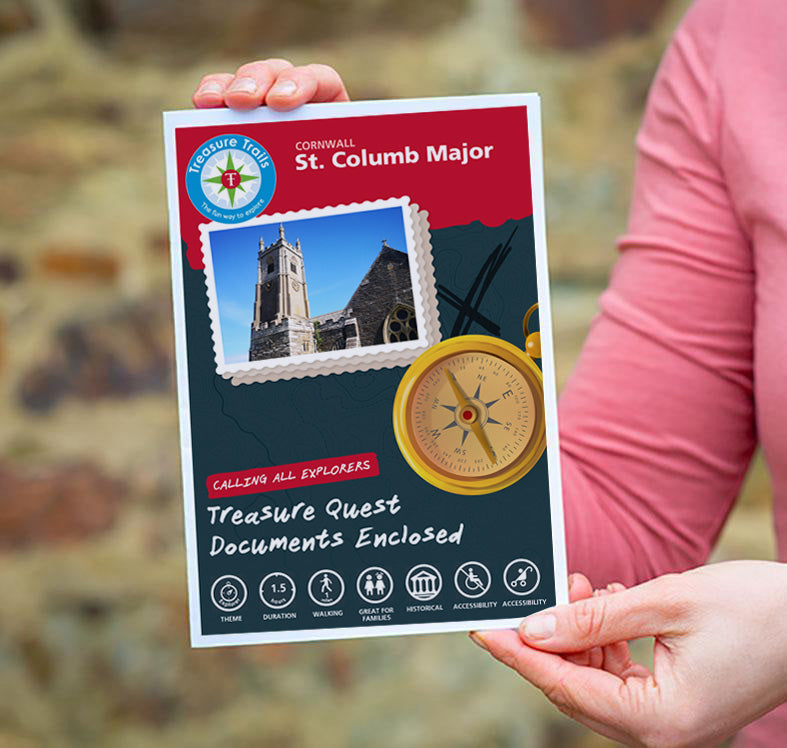 Treasure Hunt in St Columb Major - Solve Clues & Find Hidden Gems